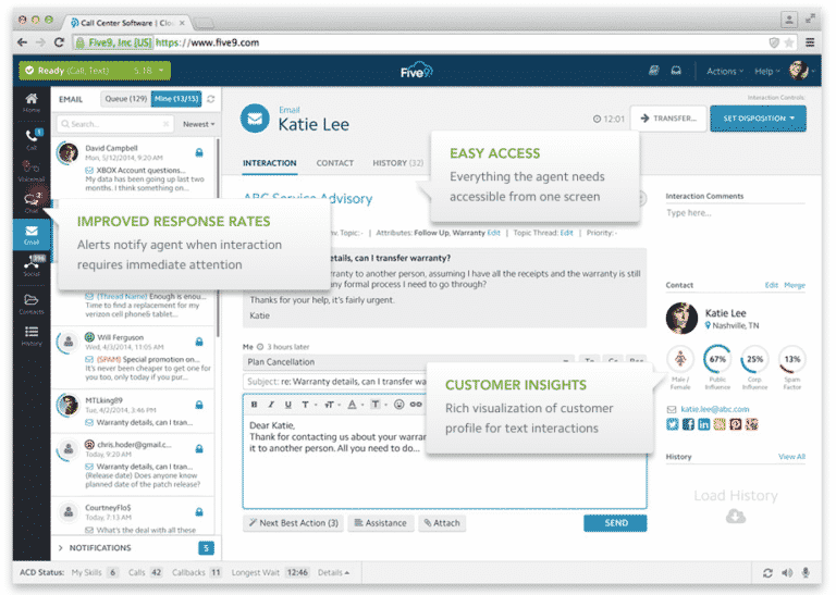 Five9 Enhances Its Cloud Contact Center with Artificial Intelligence