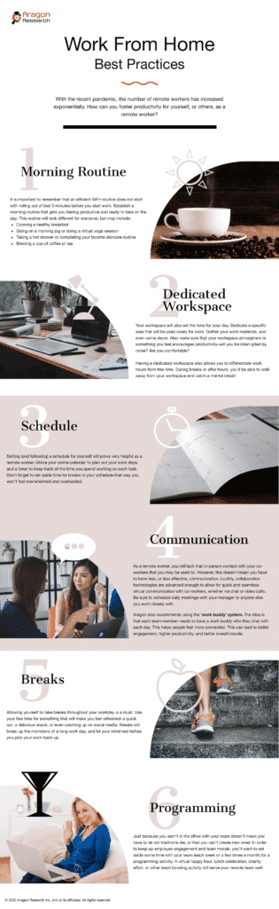 [Infographic] Work From Home Best Practices