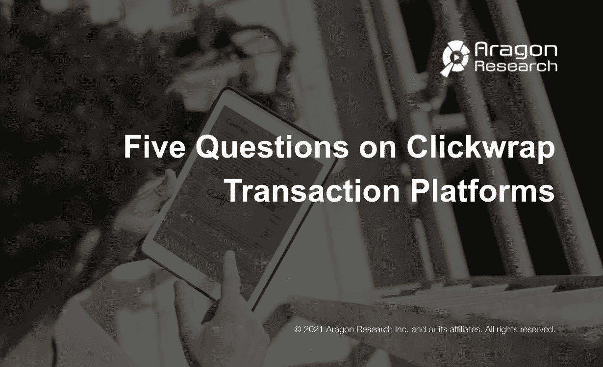 Five Questions on Clickwrap Transaction Platforms