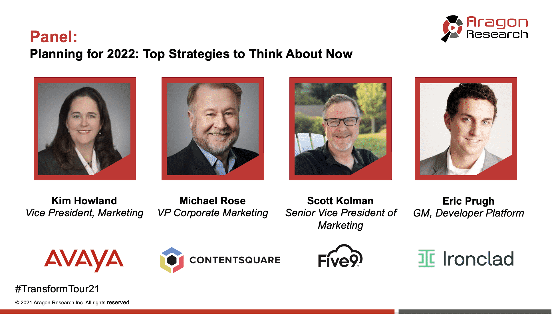 Transform Tour 2021: The Impact of Intelligence Recap