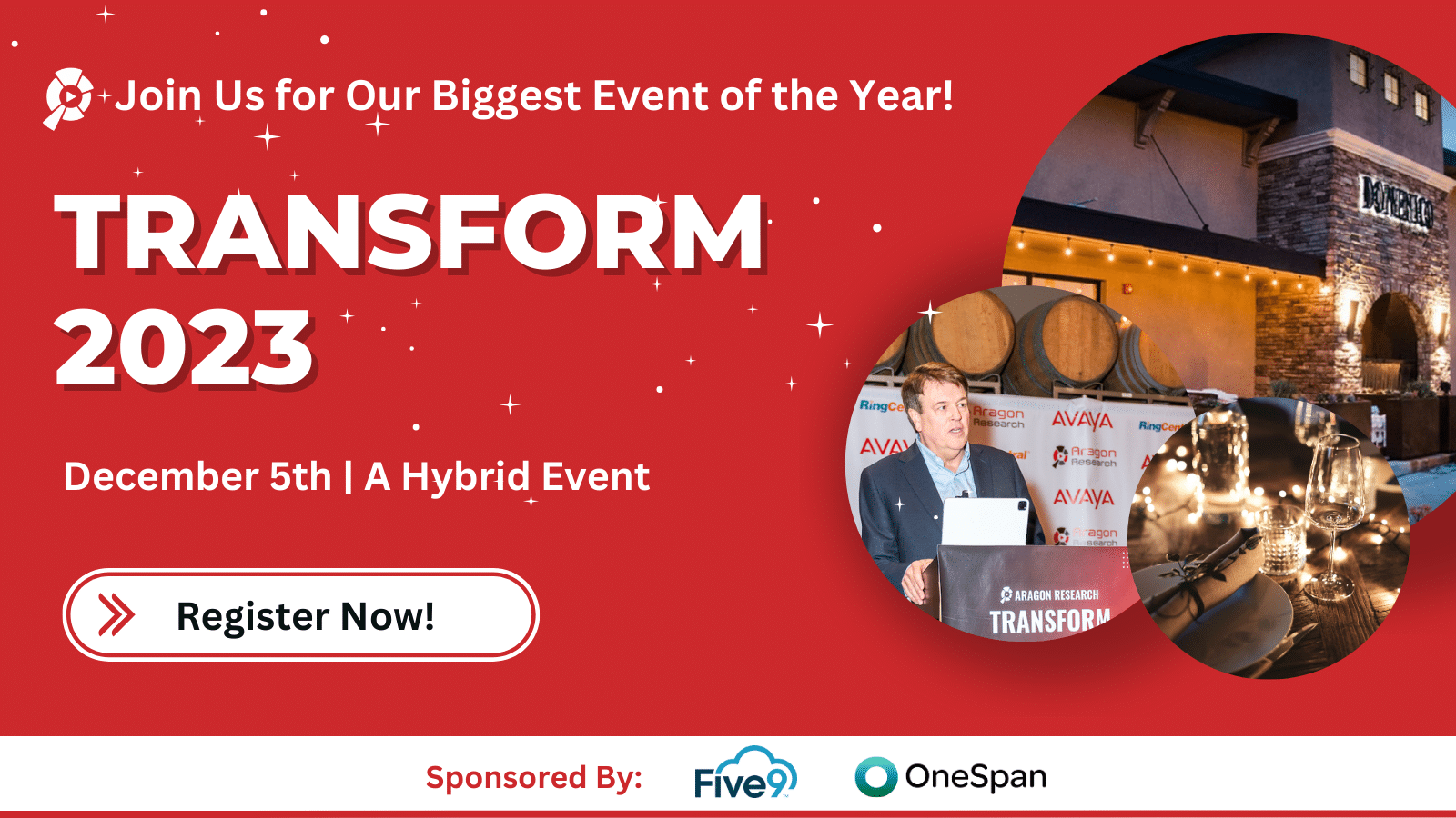 Transform 2023 | 13th Annual Hybrid Event | Aragon Research