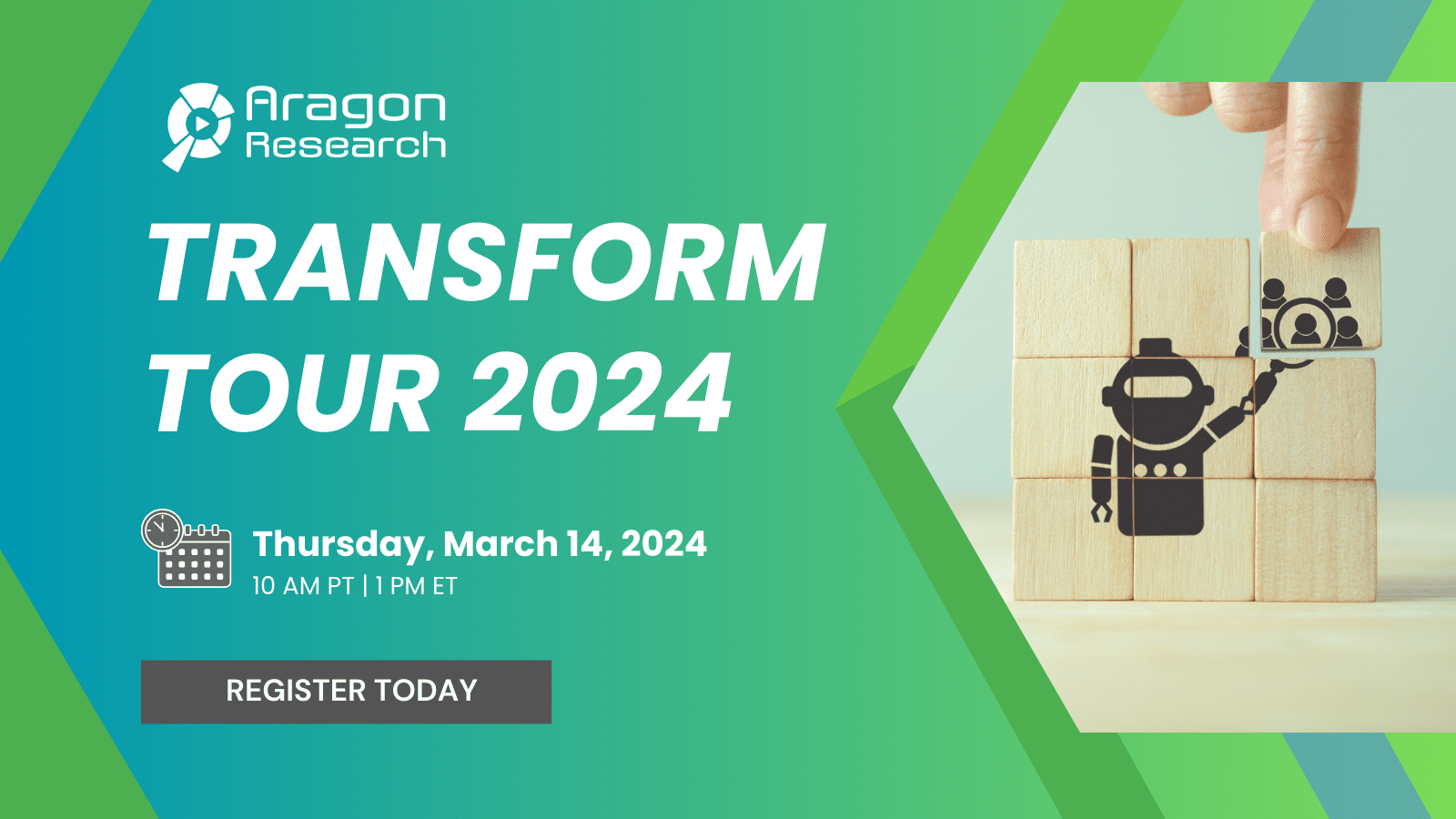 March Transform Tour 2024 | Aragon Research Virtual Event